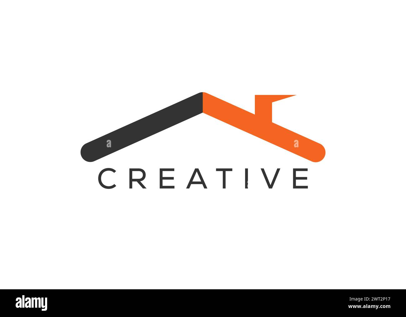 Minimal Building roofing logo vector template. Home ceiling logo Stock ...