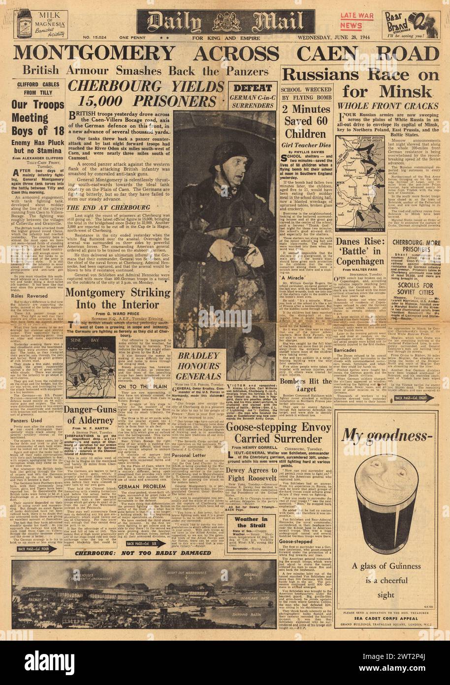 Cherbourg d day beaches hi-res stock photography and images - Alamy