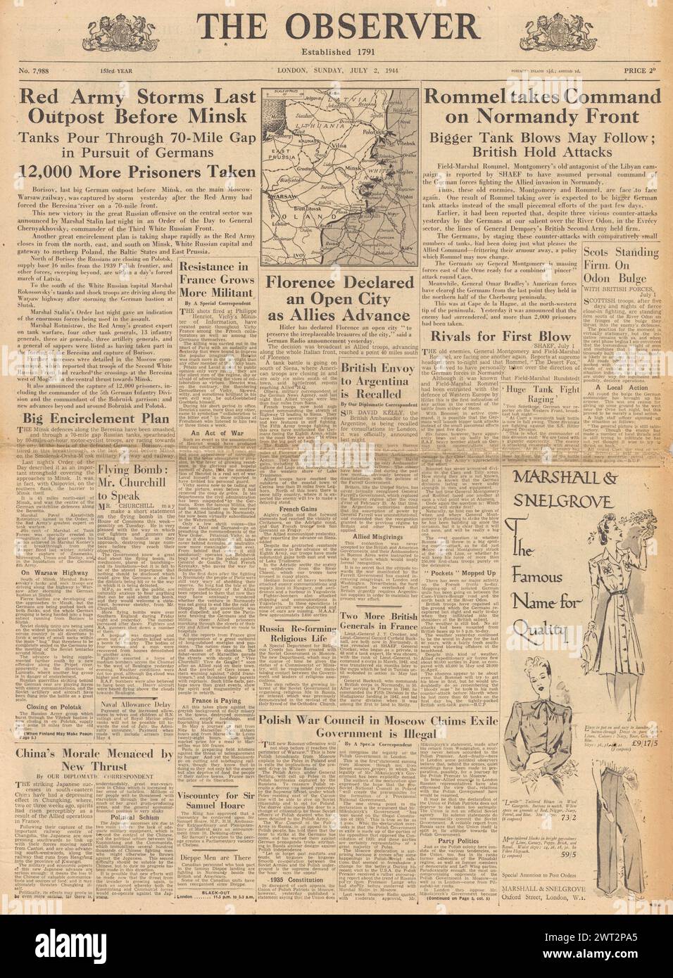 Erwin rommel and mussolini hi-res stock photography and images - Alamy