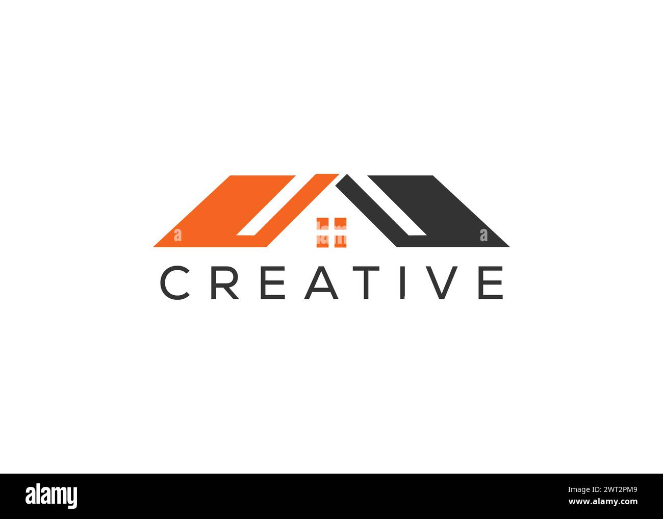 Minimal Building roofing logo vector template. Home ceiling logo Stock ...