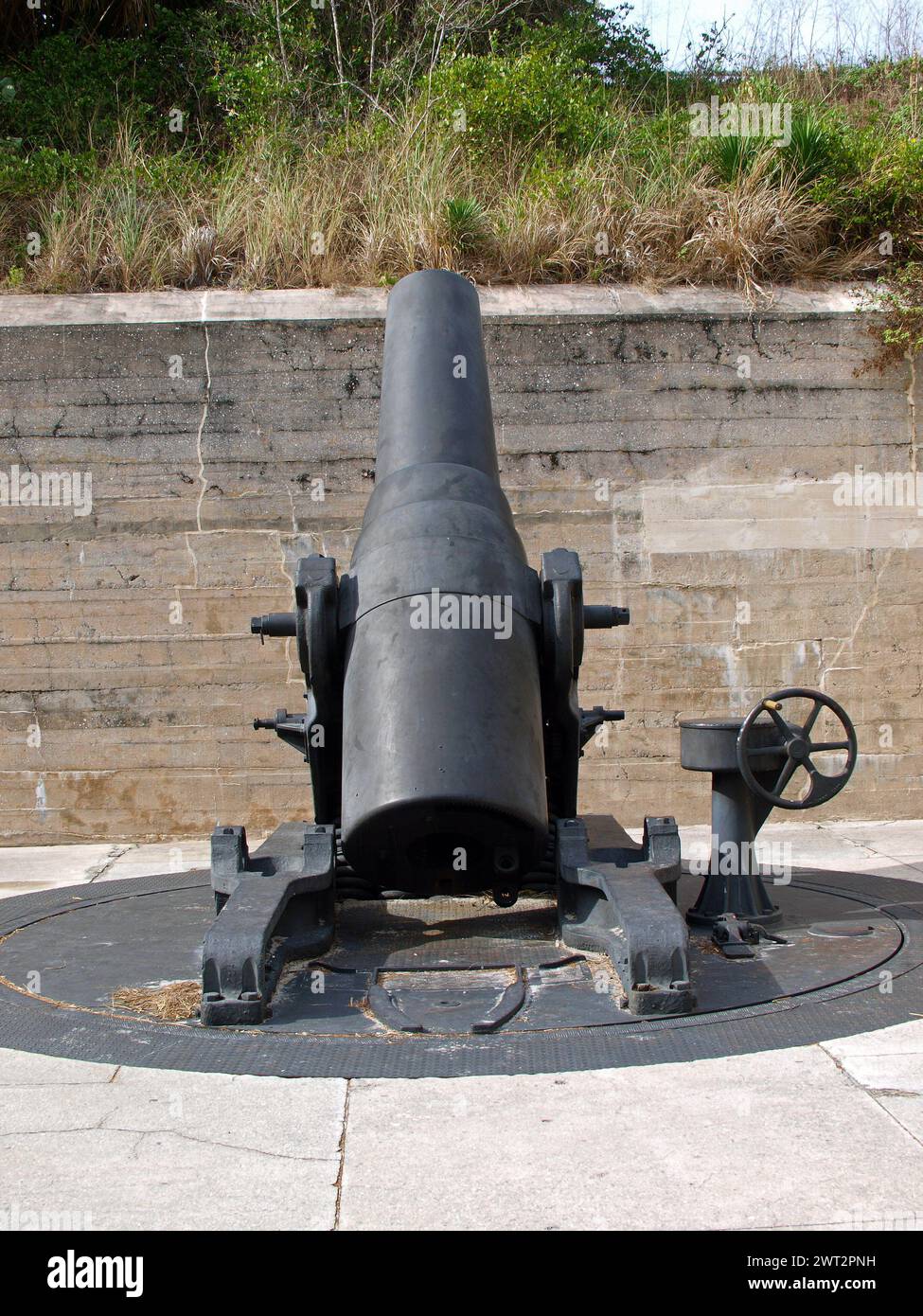 St. Petersburg, Florida, United States - December 24, 2015: Old mortar ...