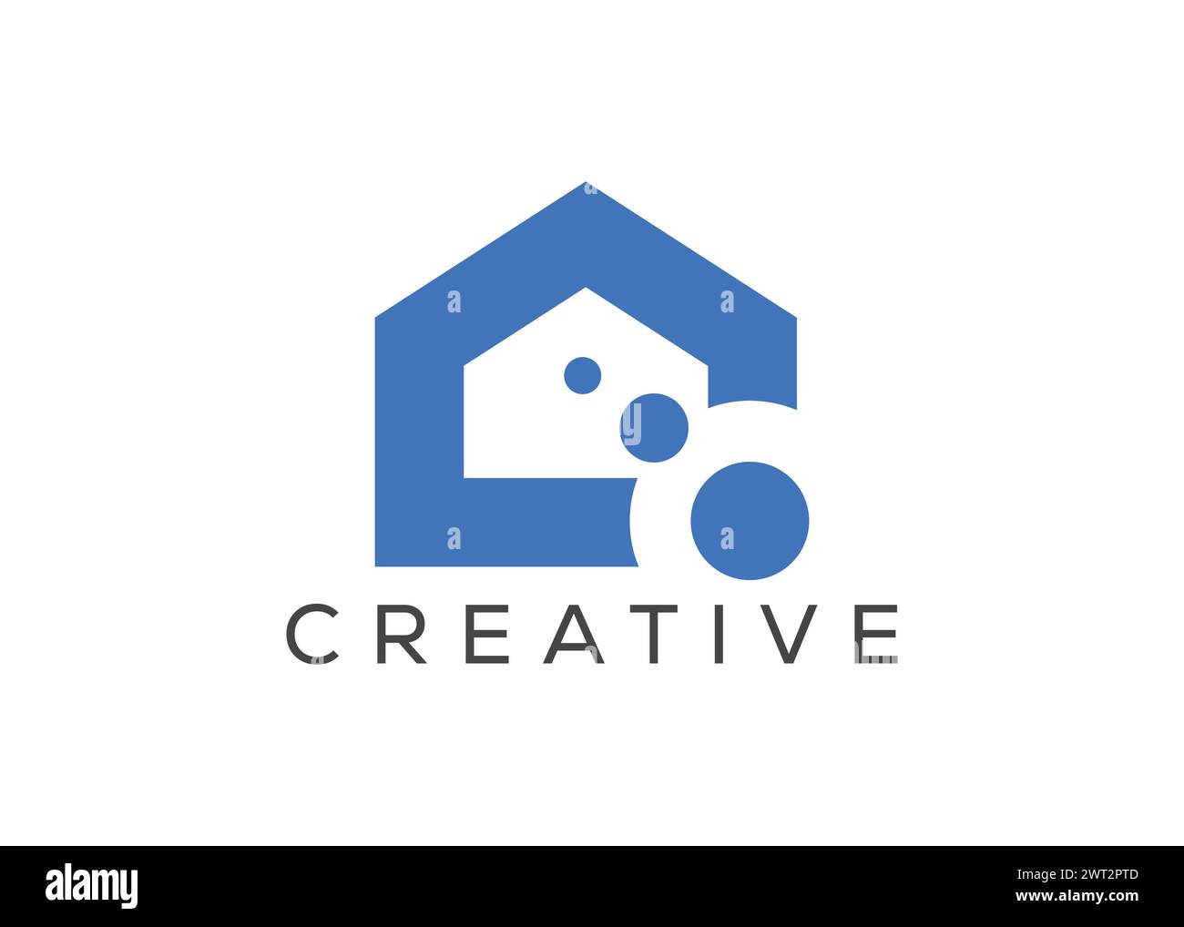 Minimal Home logo vector template. Modern Home icon Stock Vector Image ...
