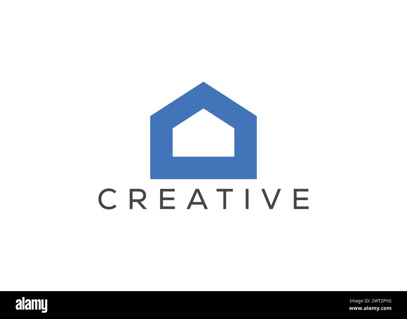Minimal Home logo vector template. Modern Home icon Stock Vector Image ...