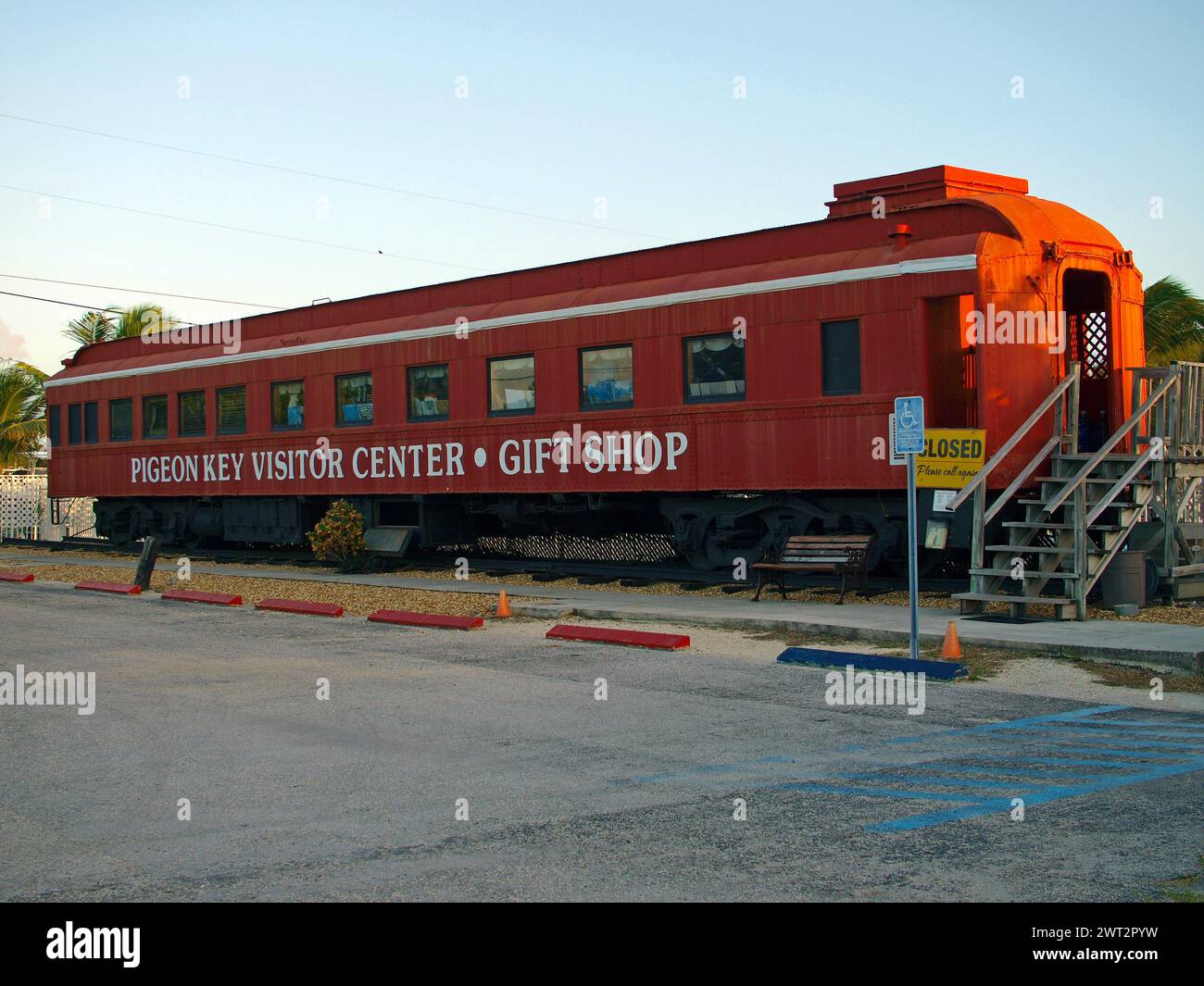 Marathon, Florida, United States - November 29, 2015: Old wagon of the ...
