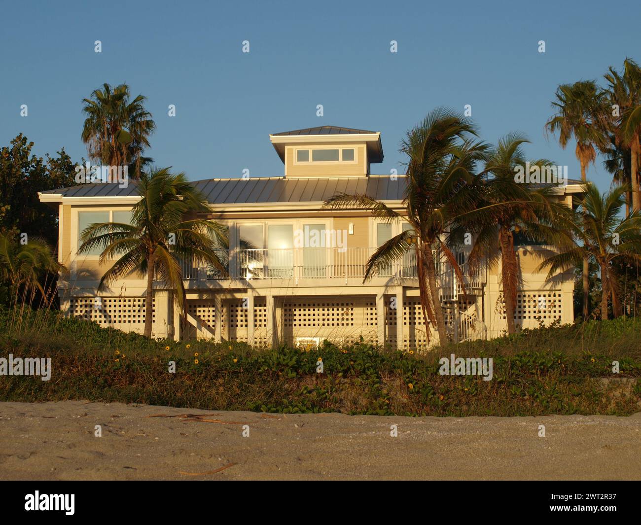 Turtle Beach, Florida, United States - October 28, 2021: Big mansion on ...