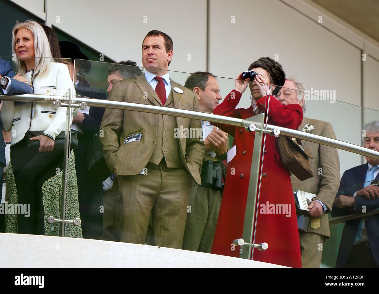 The Princess Royal and Peter Phillips on day four of the 2024 ...
