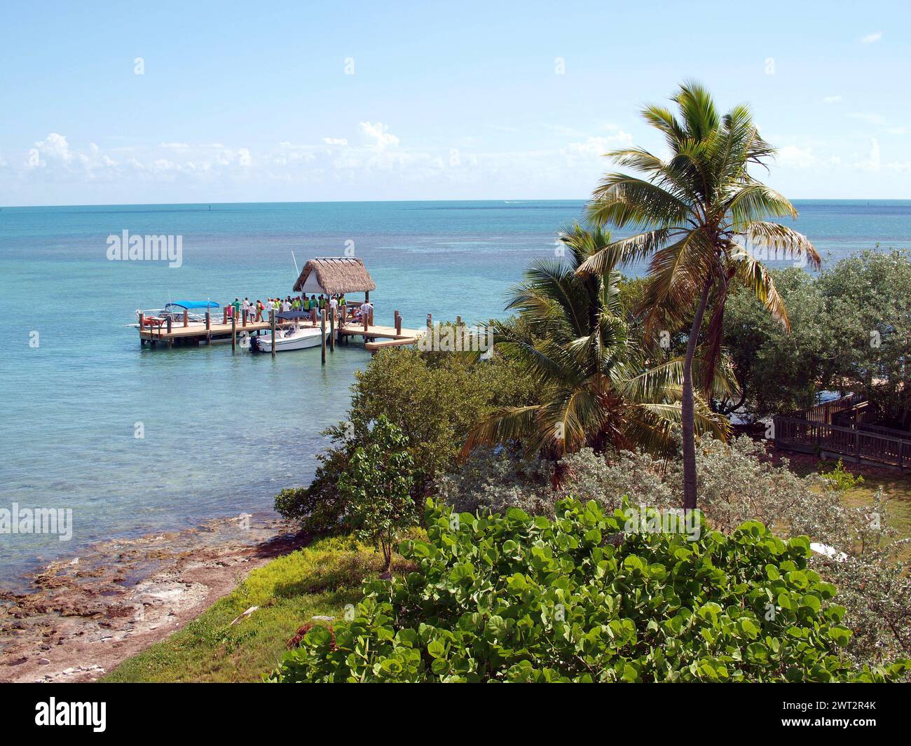 Marathon, Florida, United States - November 29, 2015: Tourists on the ...