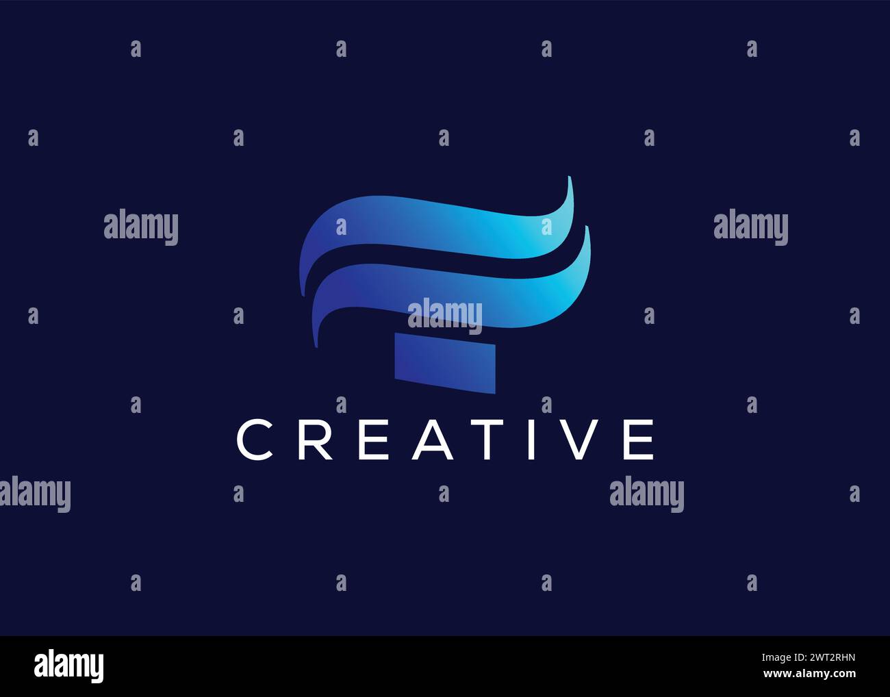 Letter t wave logo hi-res stock photography and images - Alamy