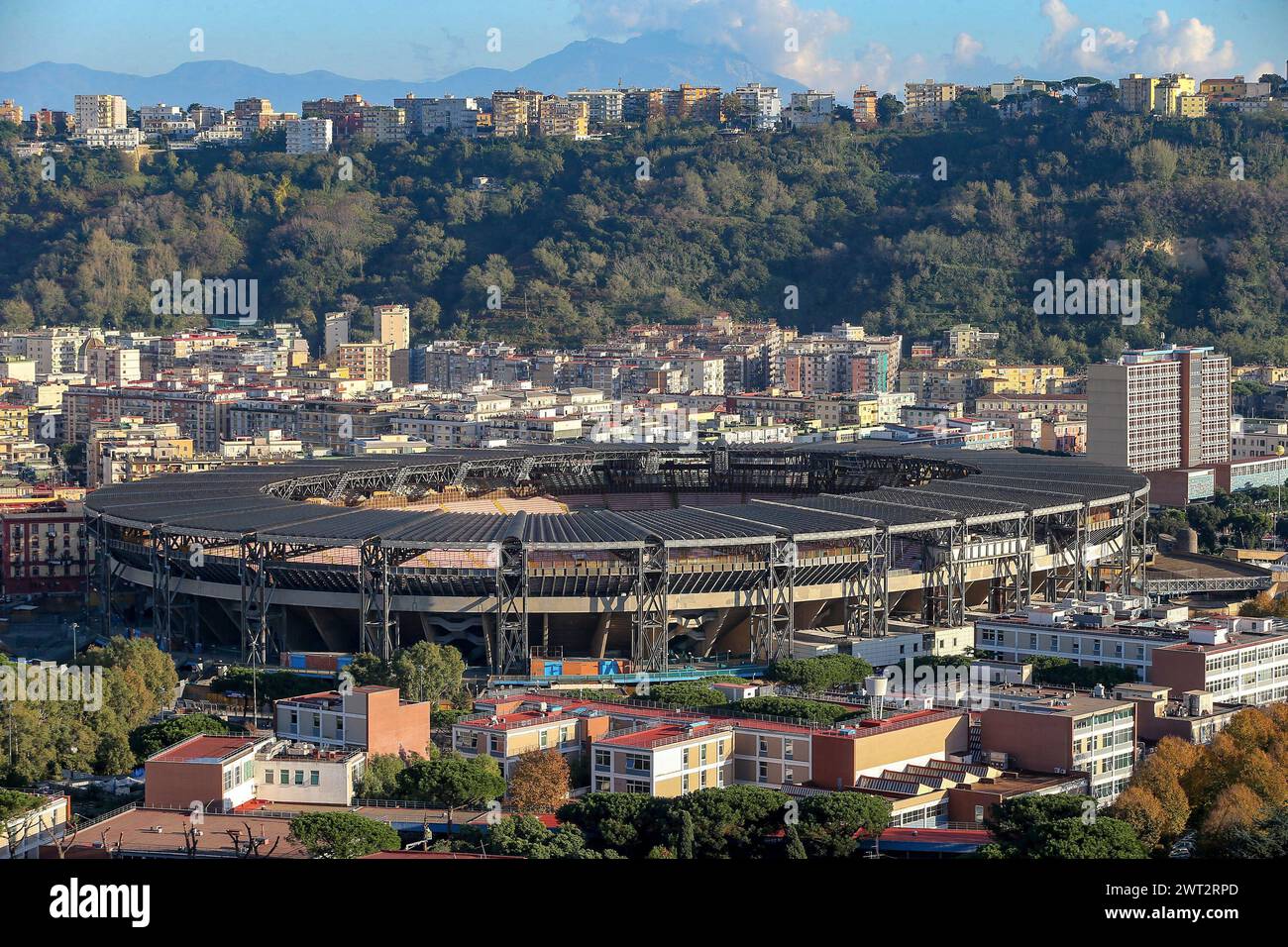 A view of the St. Paul stadium before the Champions League football ...