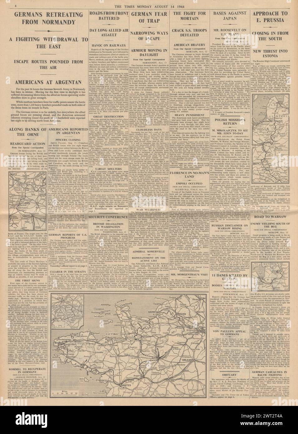 Normandy battle of mortain hi-res stock photography and images - Alamy