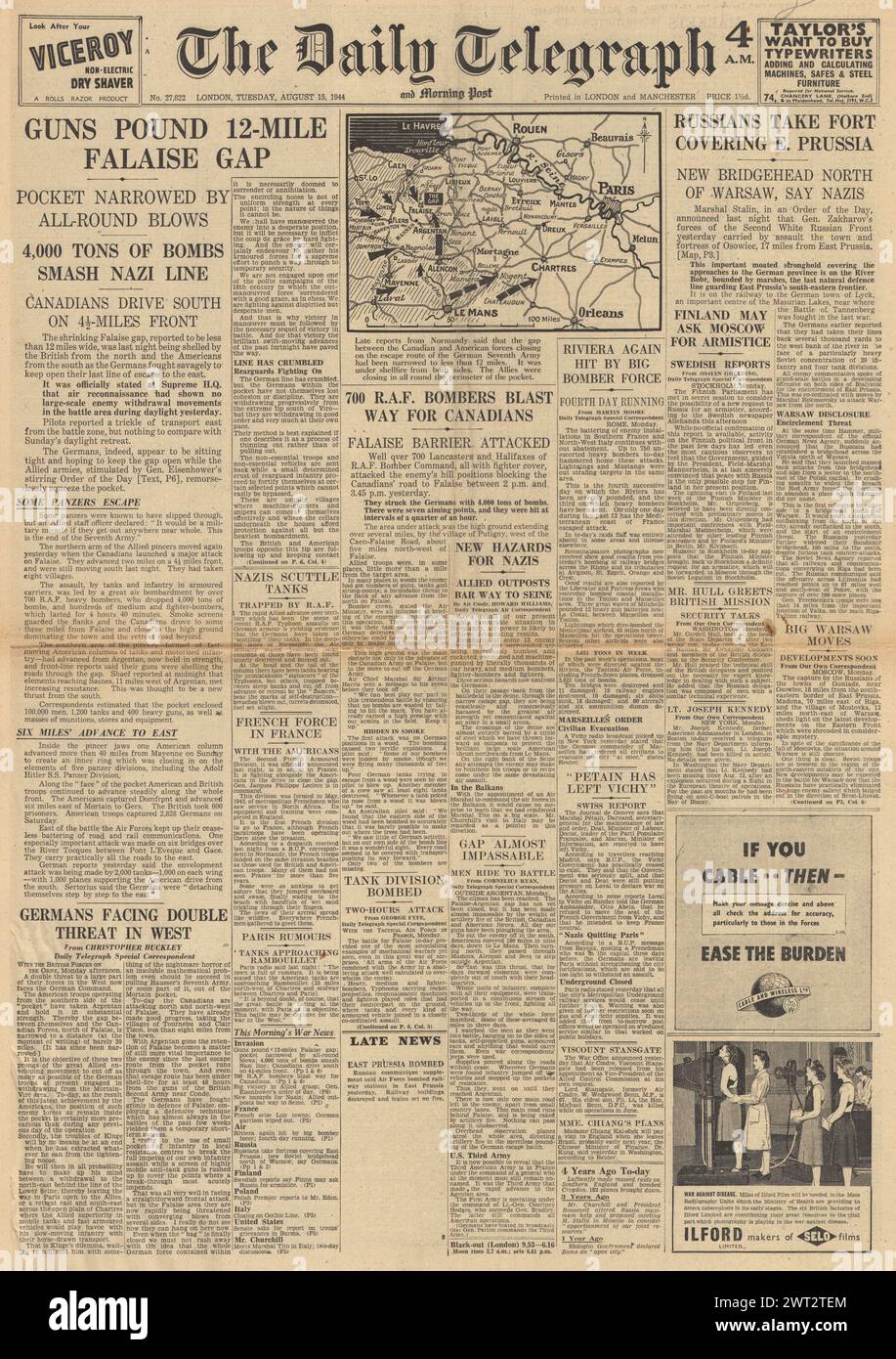 German retreat 1944 france hi-res stock photography and images - Alamy