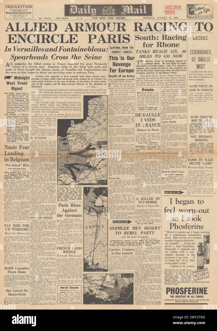 Paris uprising 1944 hi-res stock photography and images - Alamy