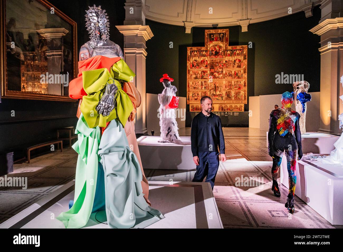 London, UK. 15th Mar, 2024. Fashion in Motion: Francesco Colucci at V&A ...