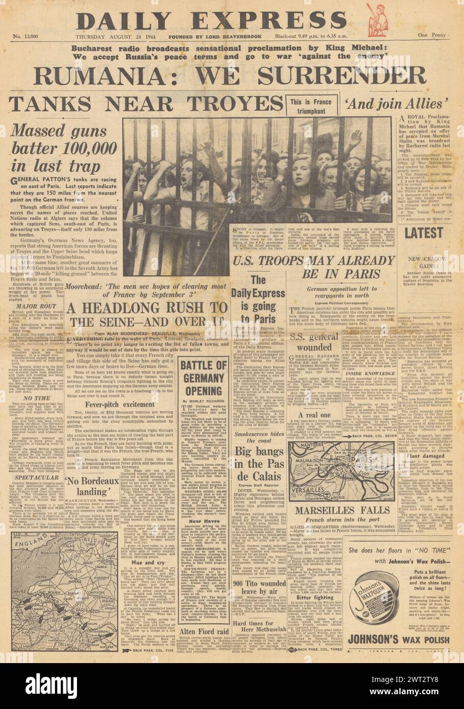 King michael of romania 1944 hi-res stock photography and images - Alamy