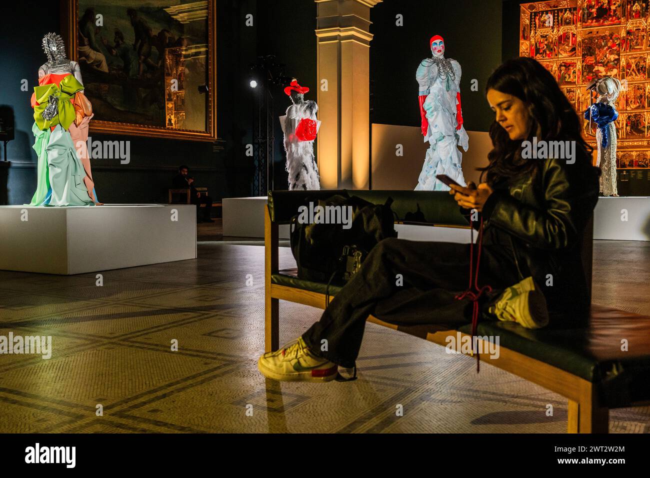 London, UK. 15th Mar, 2024. Fashion in Motion: Francesco Colucci at V&A ...
