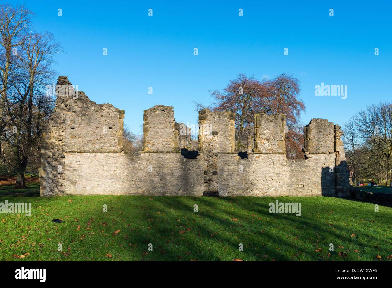Priory Park, Dudley is home to the ruins of St James's Priory which is ...