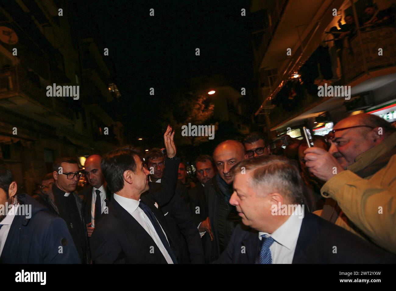 The Italian Prime Minister, Giuseppe Conte, visiting the Forcella ...