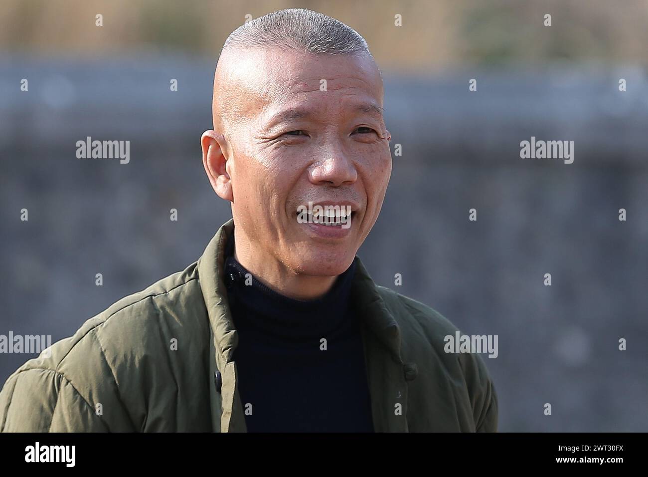 The artist Cai Guo Qiang before the artistic performance "In The ...