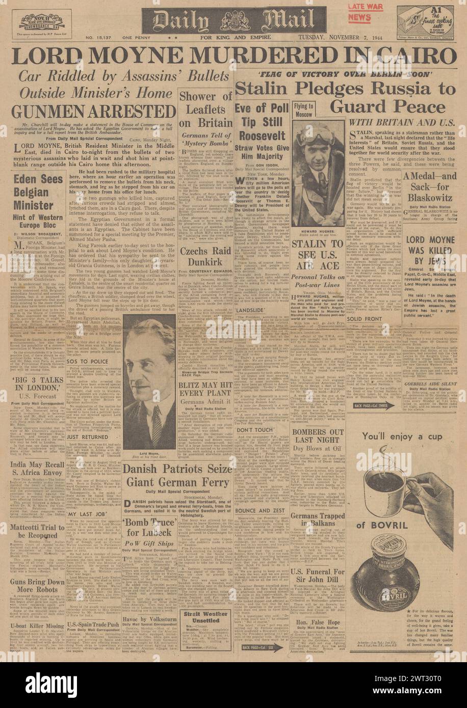 Lord moyne assassination hi-res stock photography and images - Alamy