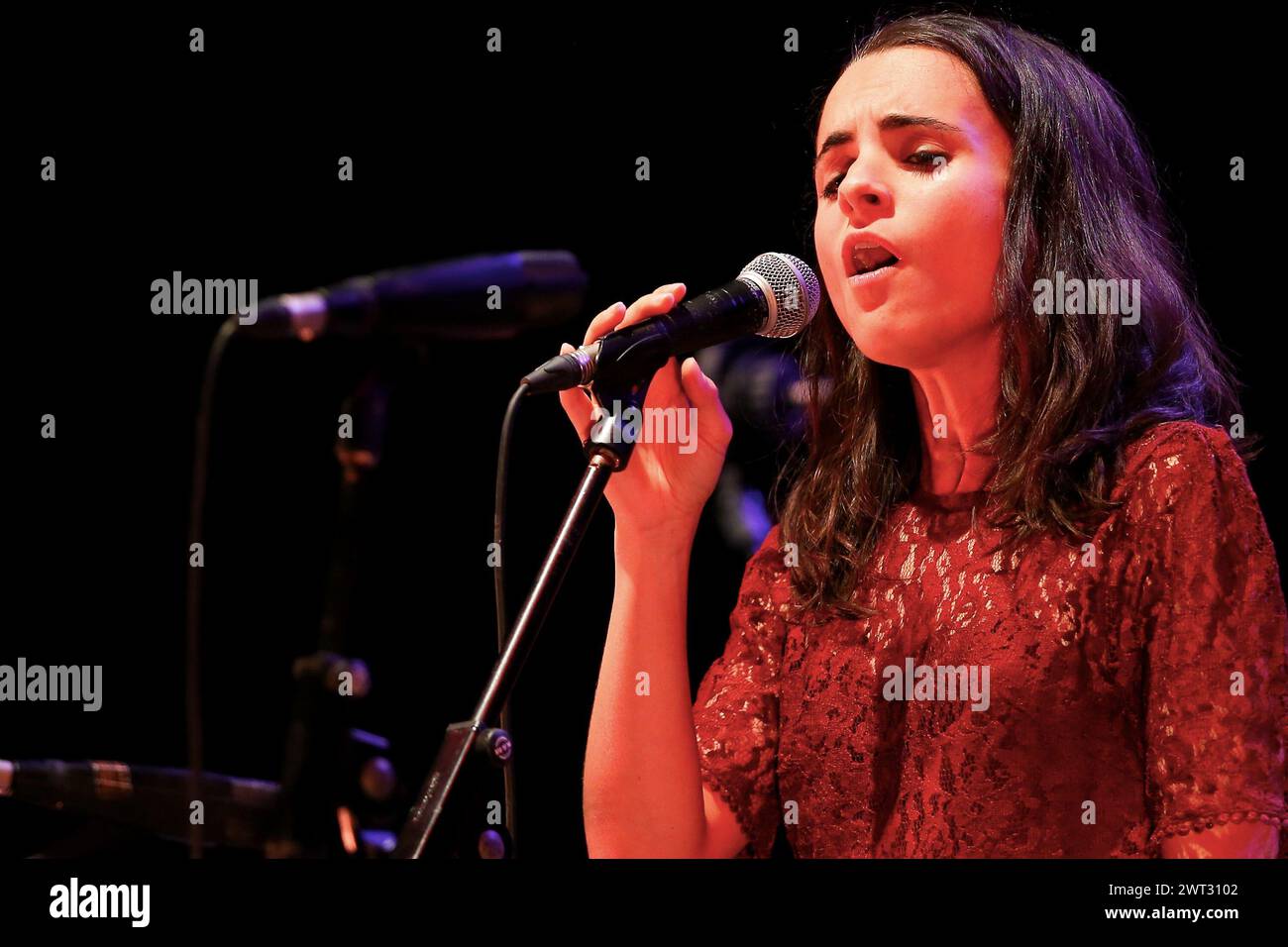 The singer and trumpeter Andrea Motis, in concert at Pomigliano Jazz ...