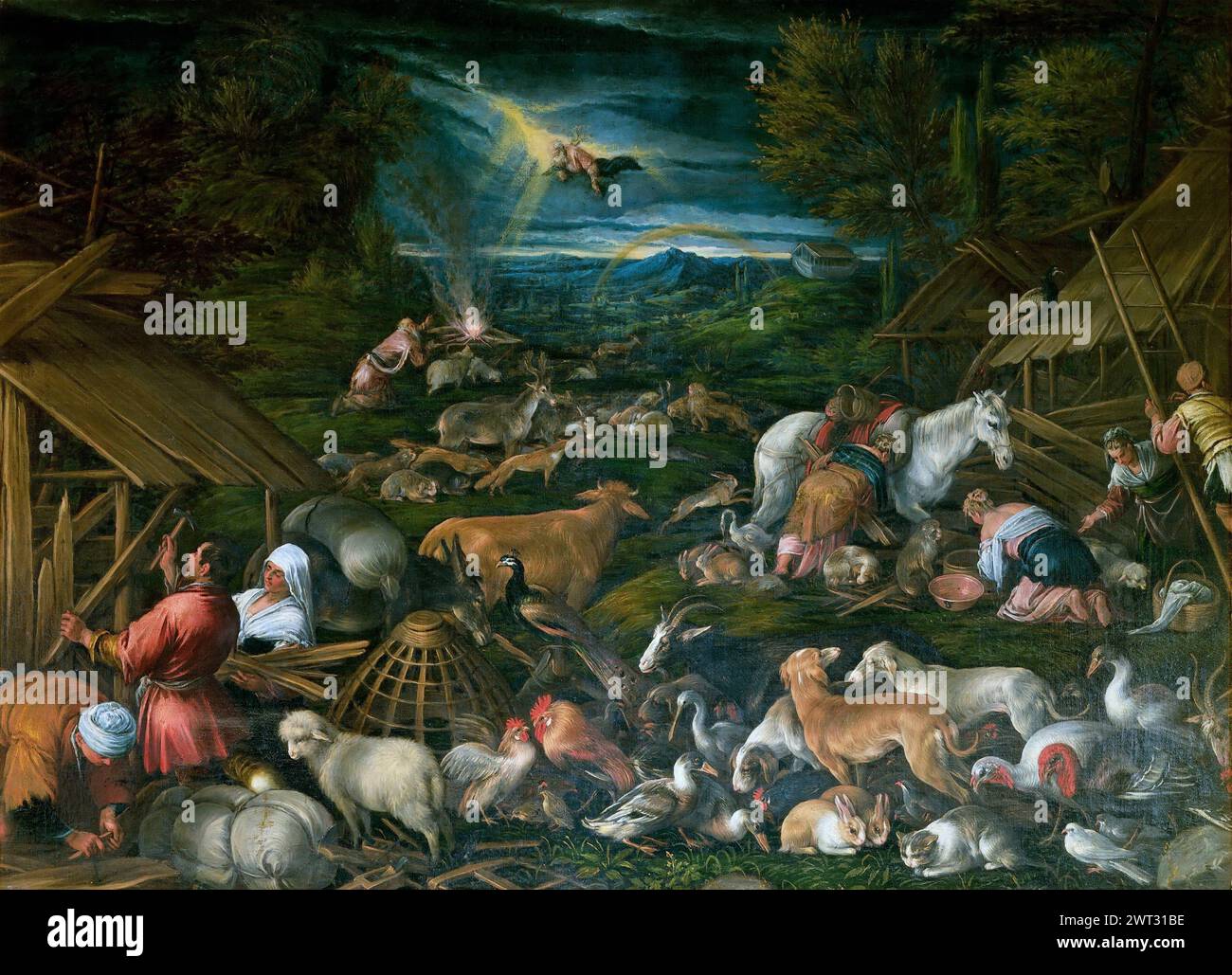 Noah emerging from the ark hi-res stock photography and images - Alamy