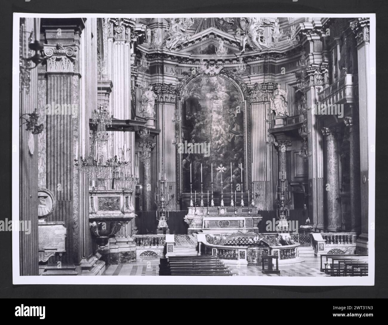 Lazio Roma Rome SS. Apostoli. Hutzel, Max 1960-1990 Interior views only ...