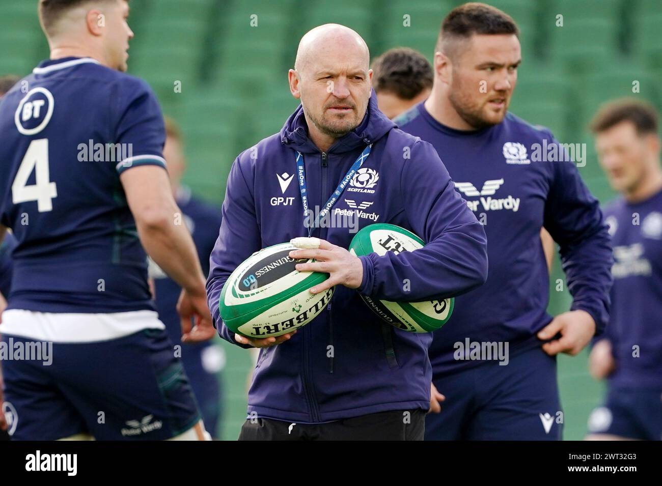 Scotland head coach gregor townsend during a training session at the ...