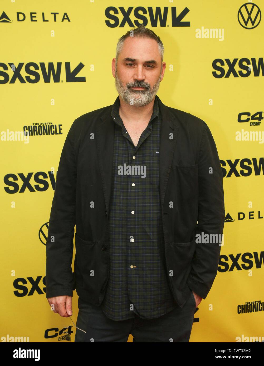 Alex Garland arrives for the world premiere of "Civil War" at the ...