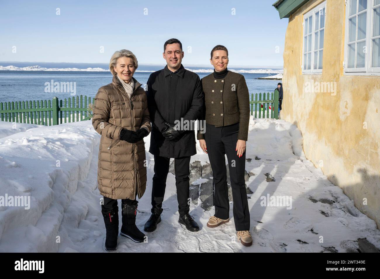 Prime Minister Mette Frederiksen, President of the European Commission ...