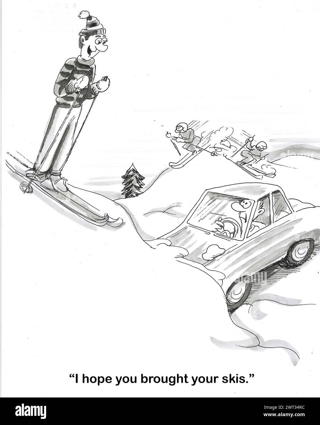 Cartoon slope hi-res stock photography and images - Alamy