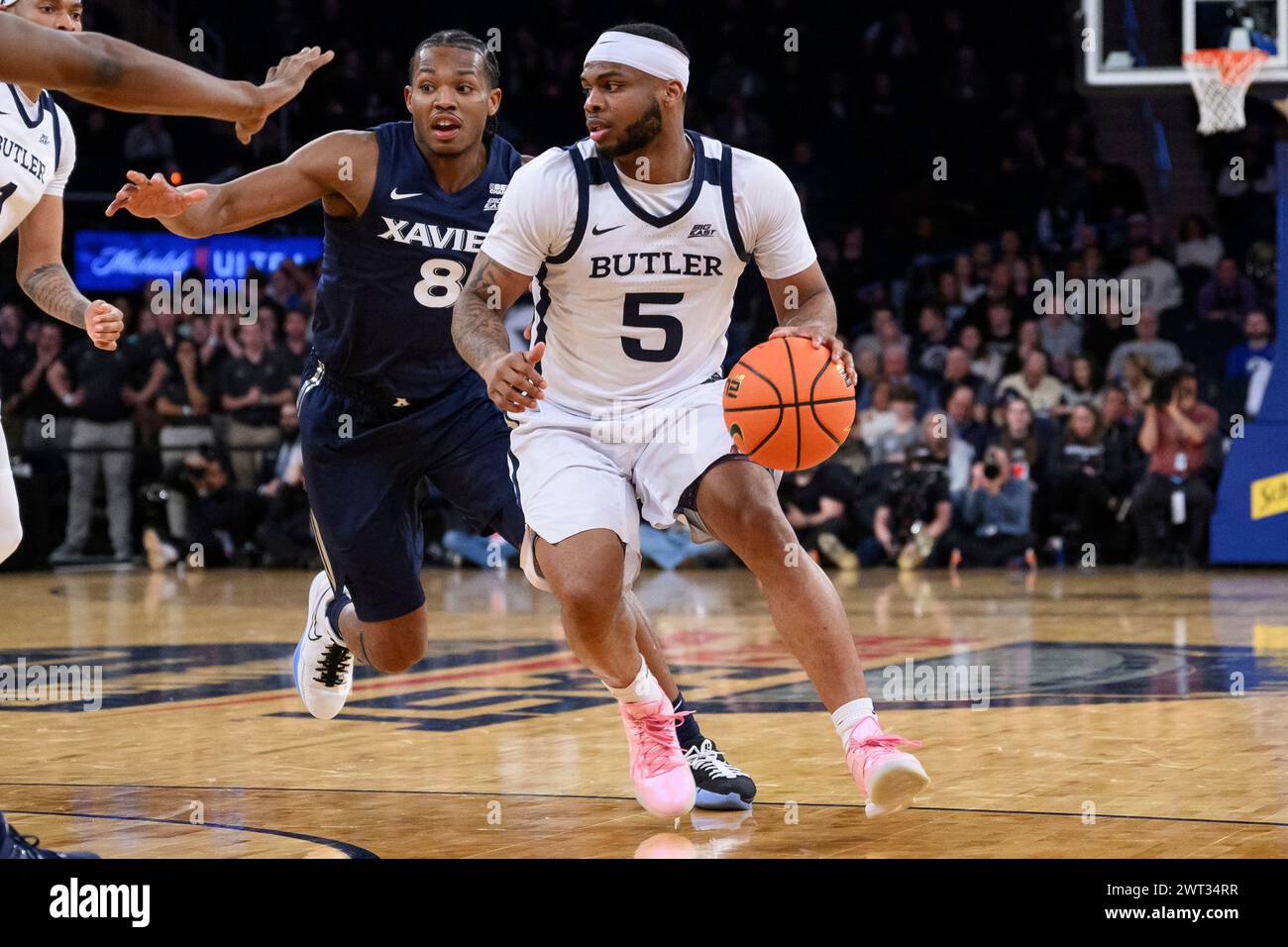NEW YORK, NY - MARCH 13: Butler Bulldogs guard Posh Alexander (5 ...