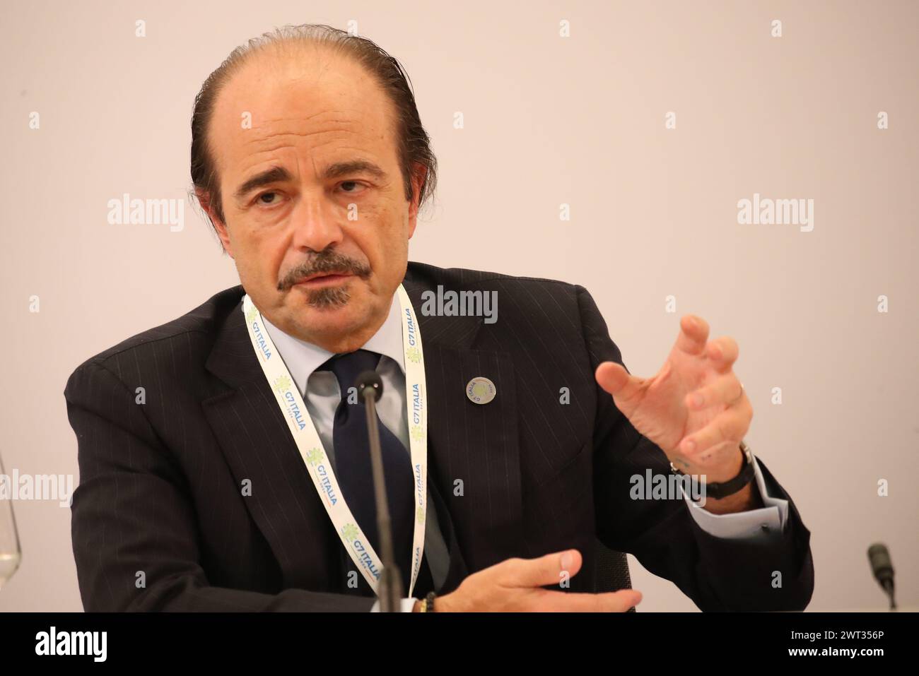 Trento, Italy. 15th Mar, 2024. © Pierre Teyssot/MAXPPP ; G7 Italy ...