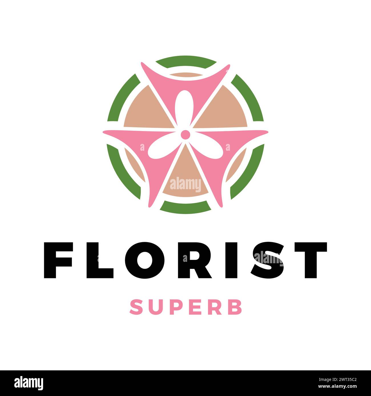 Florist Icon Logo Design Template Stock Vector Image & Art - Alamy