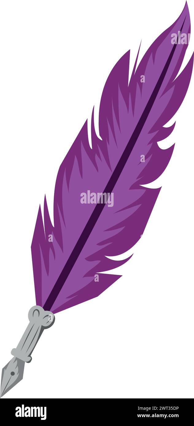 poetry feather pen Stock Vector Image & Art - Alamy
