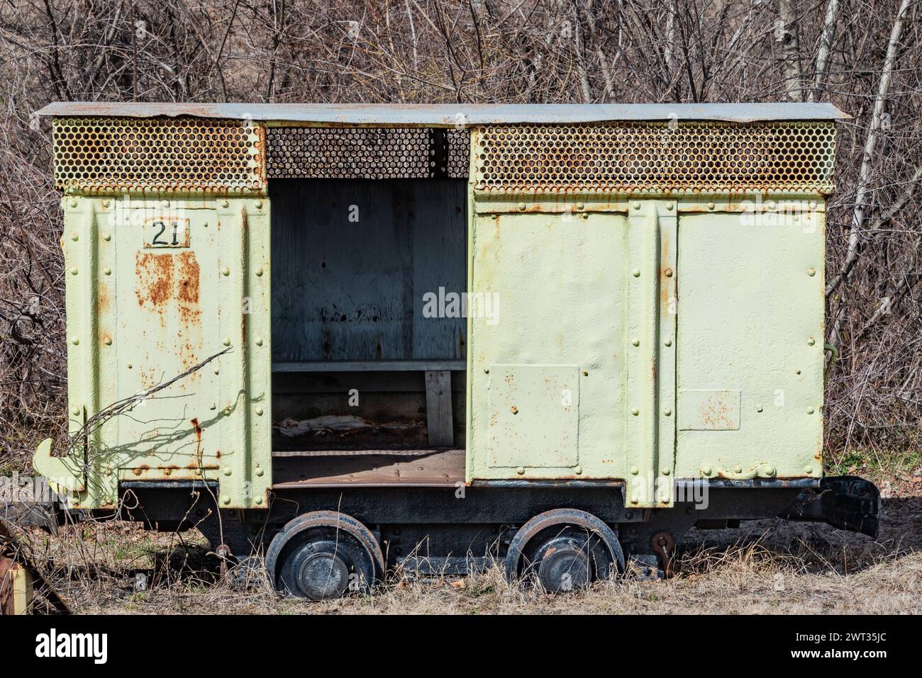 Historic coal miners car hi-res stock photography and images - Alamy