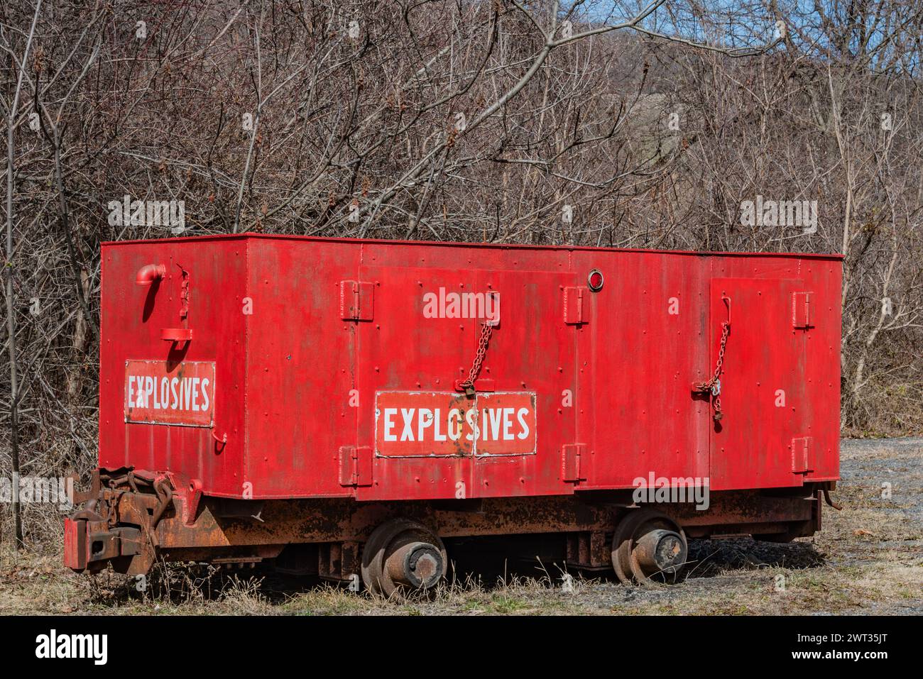 Coal mine explosives car hi-res stock photography and images - Alamy
