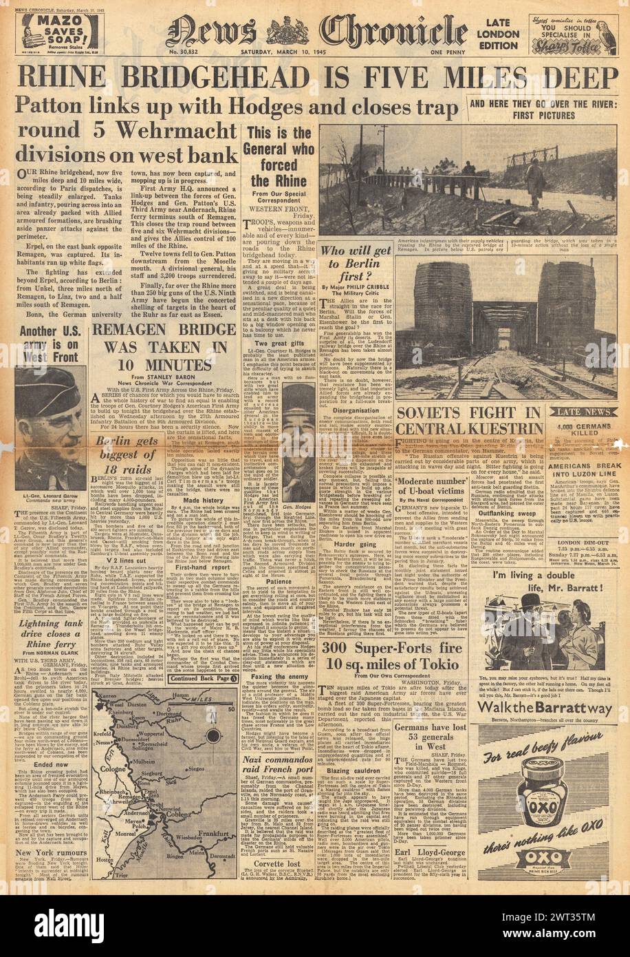 Front page 1945 us newspaper hi-res stock photography and images - Alamy