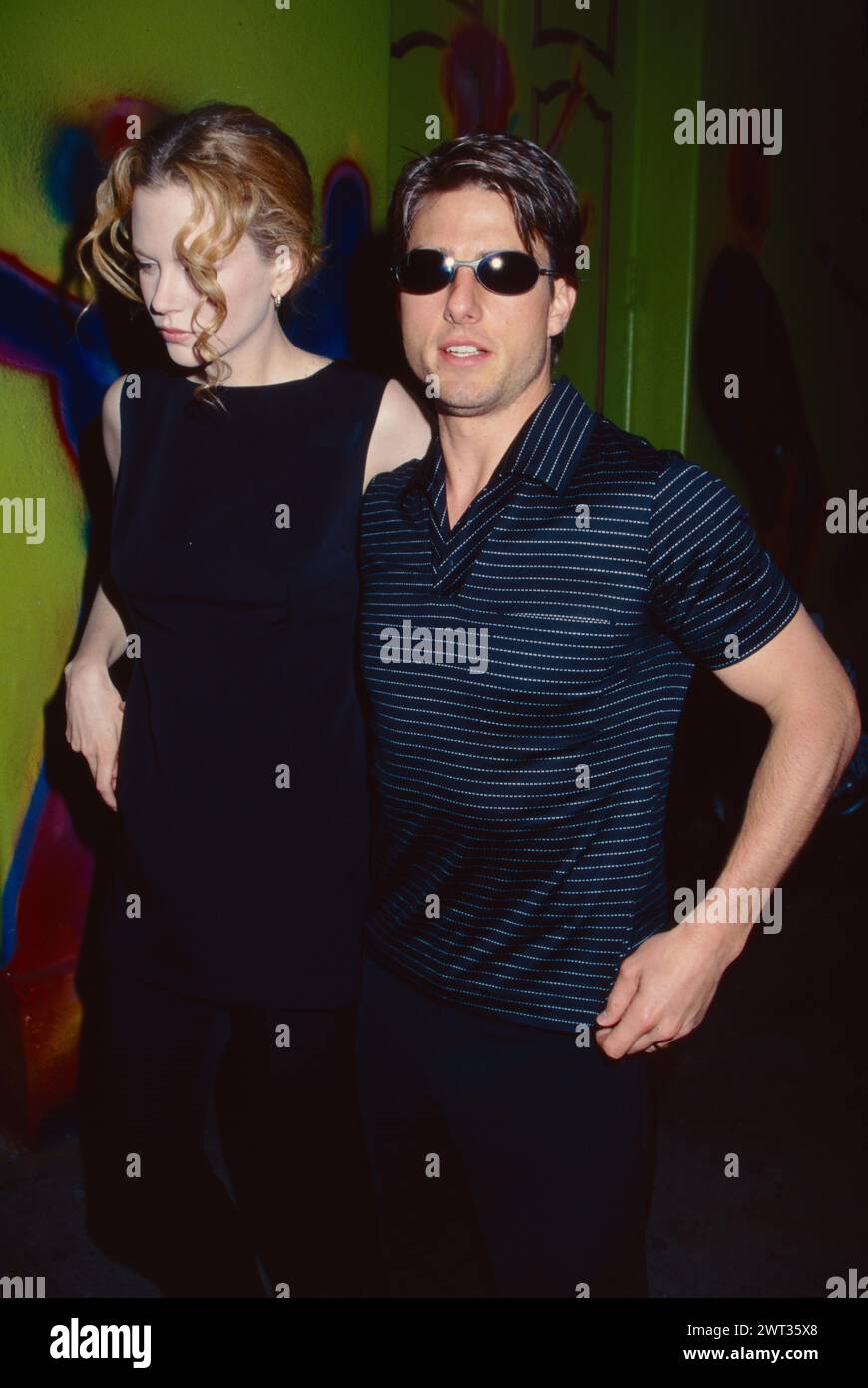 Nicole Kidman and Tom Cruise at a performance of "Rent" at the ...