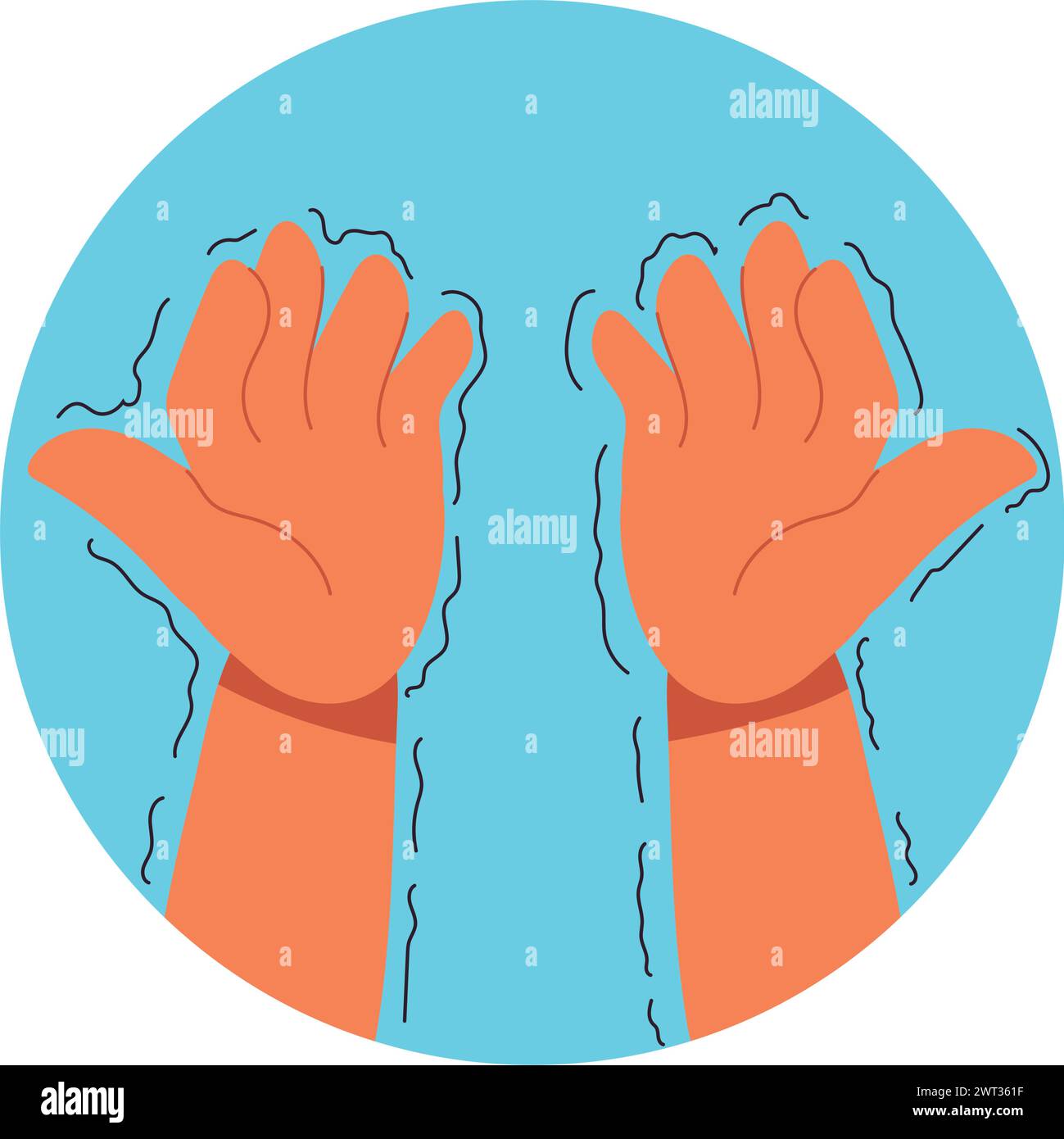 parkinson tremor hands Stock Vector Image & Art - Alamy