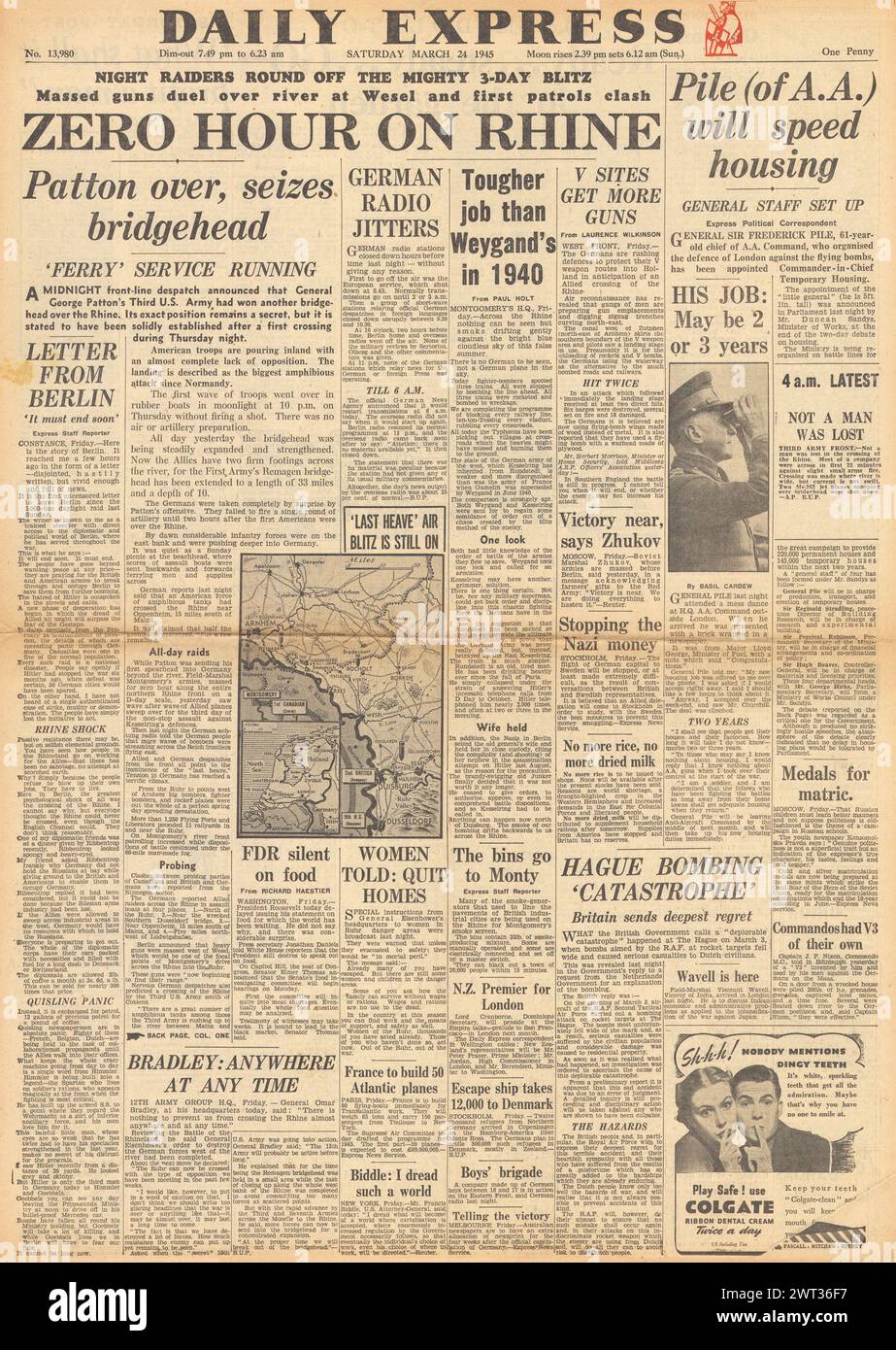 Front page 1945 us newspaper hi-res stock photography and images - Alamy