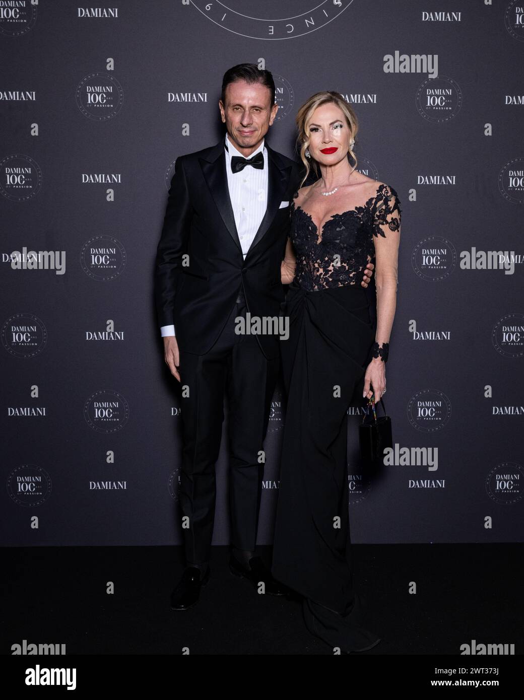 Marco Bacini, Federica Panicucci Damiani Gala Dinner - 100 Years of ...