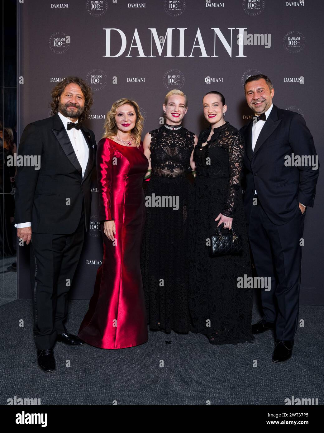 Milan Italy, 14/03/2024, Italy. 14th Mar, 2024. Guido Damiani, Silvia ...