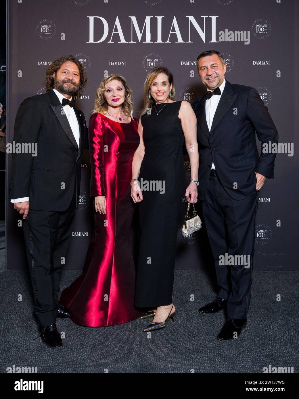 Milan Italy, 14/03/2024, Italy. 14th Mar, 2024. Guido Damiani, Silvia ...