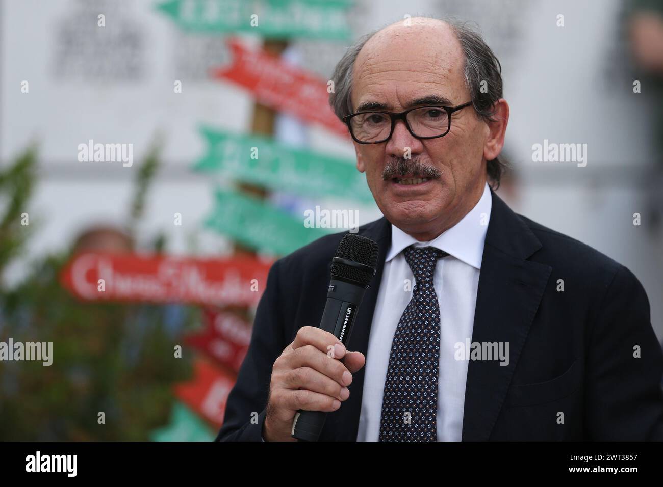The national anti-mafia prosecutor, Federico Cafiero De Raho, receives ...