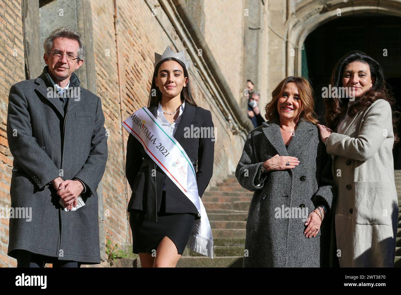 The newly elected to the Miss Italia 2021 beauty contest, Zeudi Di ...
