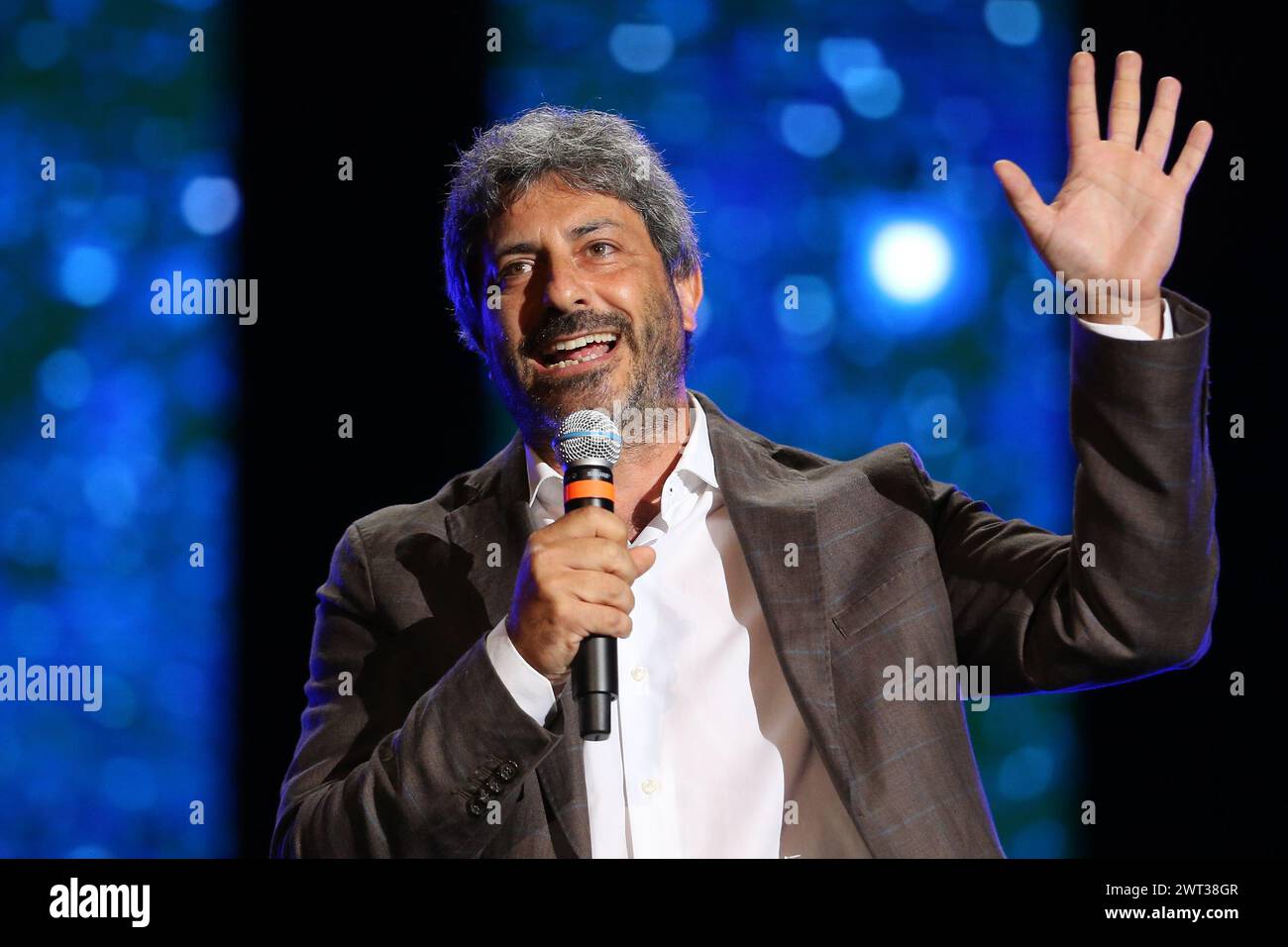 The President of the Italian Chamber, Roberto Fico, during the Italy 5 ...