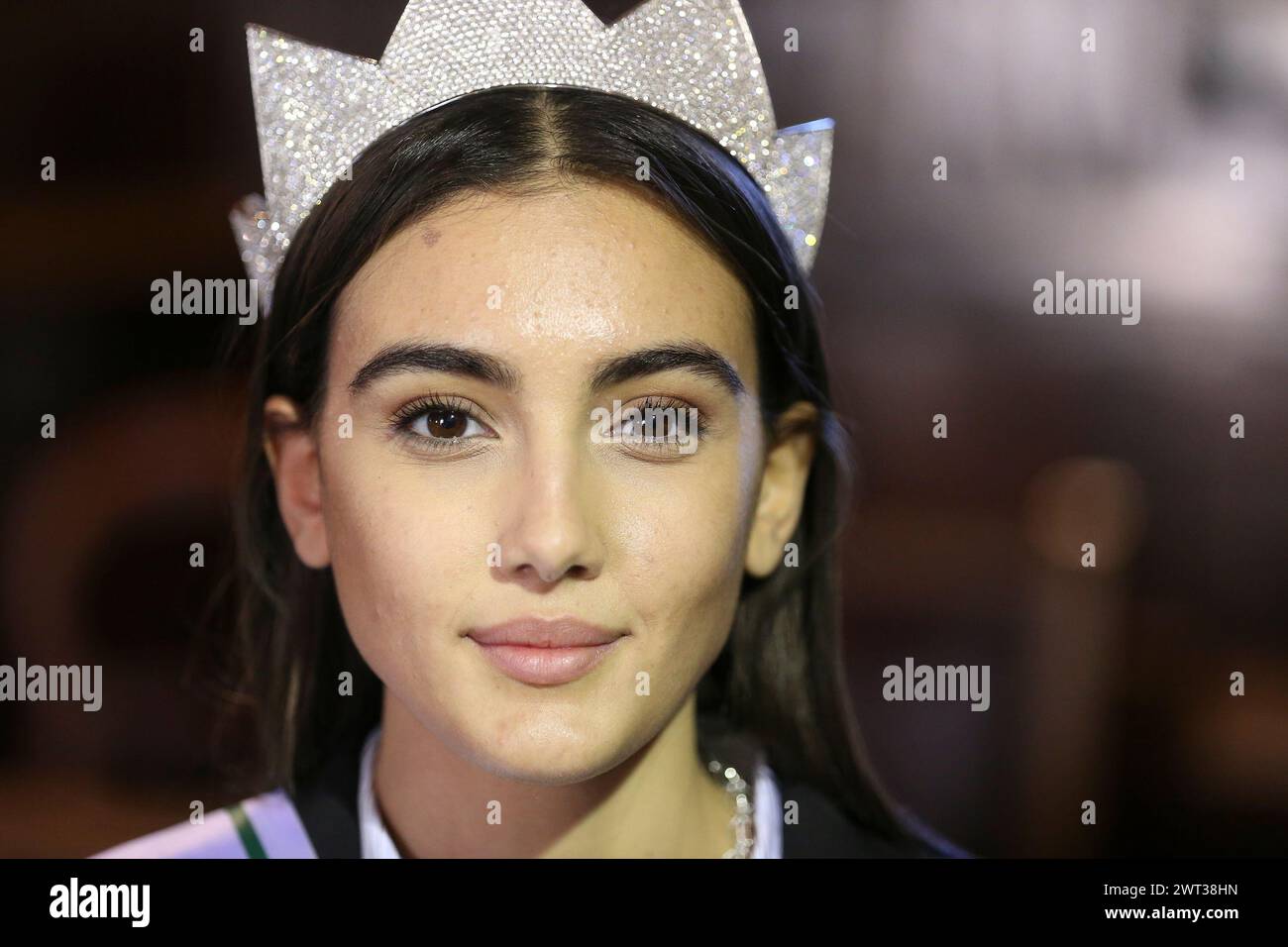 The newly elected to the Miss Italia 2021 beauty contest, Zeudi Di ...