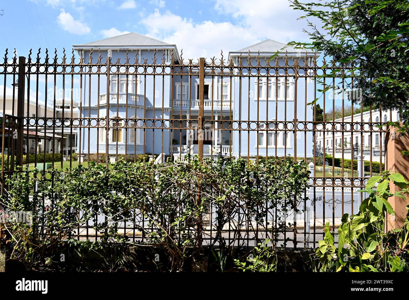 SAN JOSE, SAN JOSE PROVINCE, COSTA RICA: Known as the Blue Castle, this ...