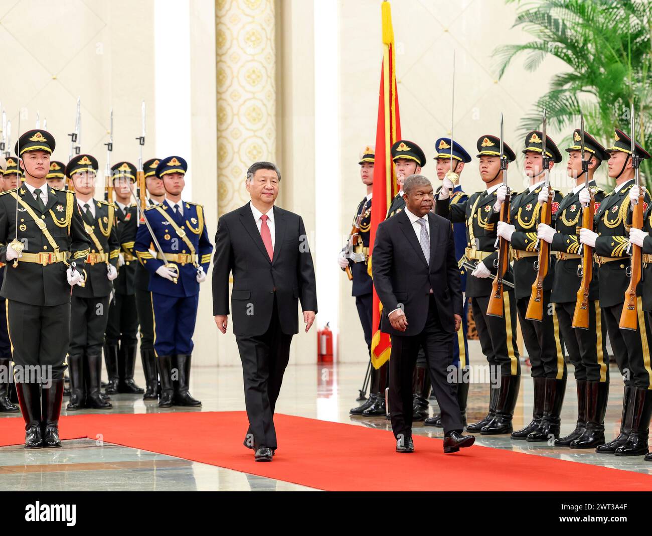 Beijing, China. 15th Mar, 2024. Chinese President Xi Jinping holds a ...
