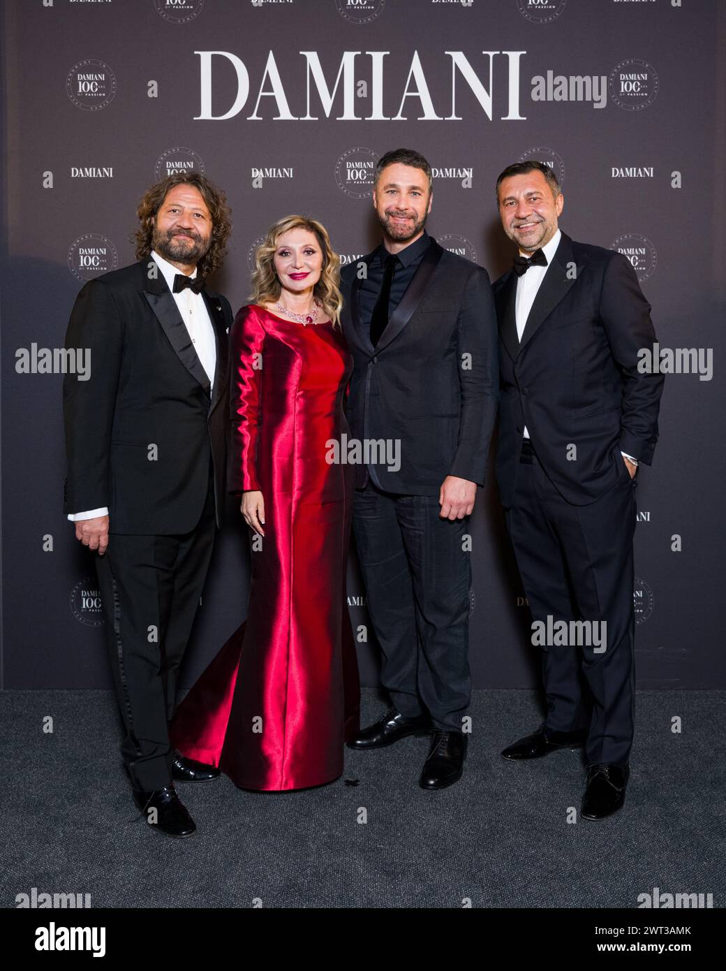 Milan Italy, 14/03/2024, Italy. 14th Mar, 2024. Guido Damiani, Silvia ...